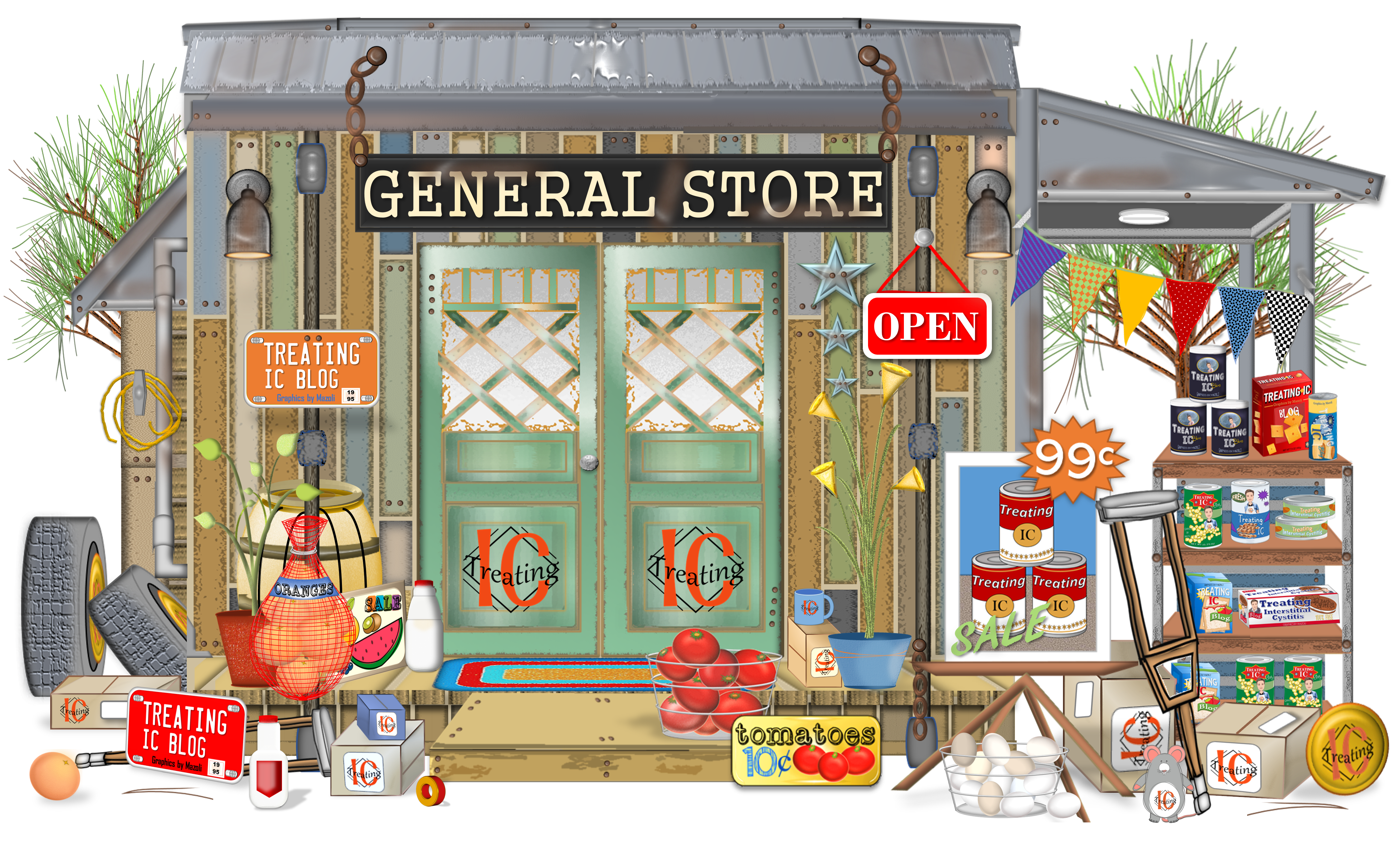 Graphics by Mazoli – General Store – TREATING INTERSTITIAL CYSTITIS